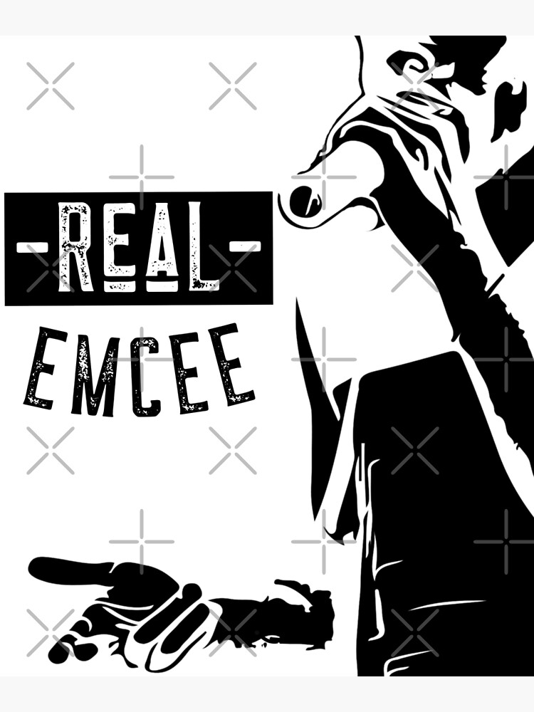 Lámina artística «Hip Hop Emcee Retro Vintage Design | Maestro de ...