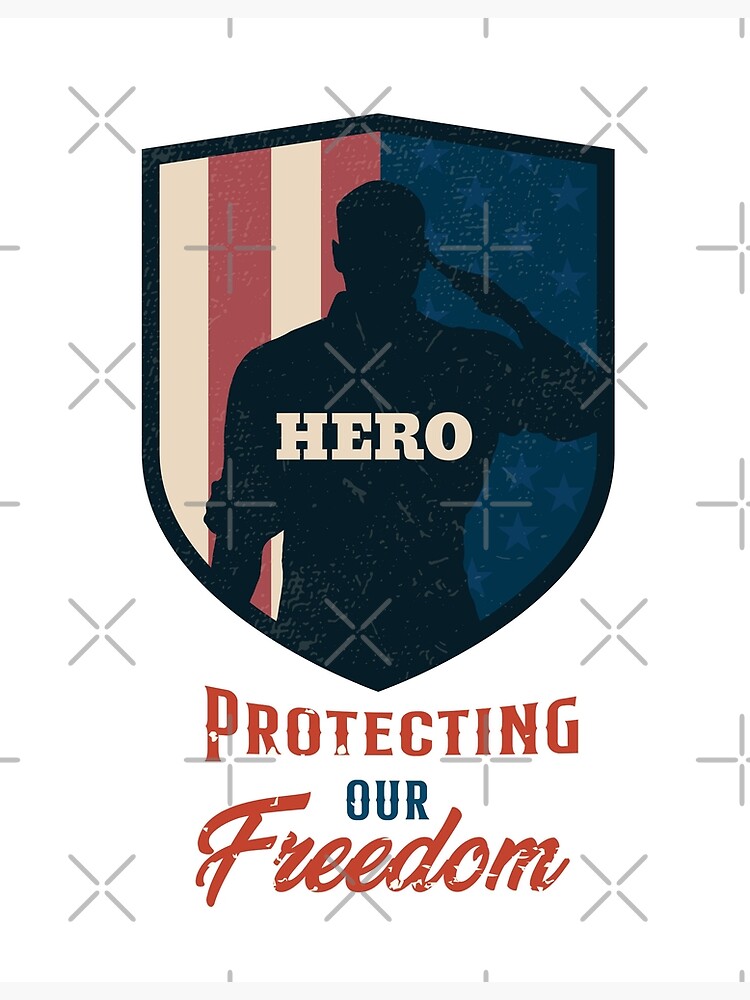 "Protecting our Freedom" Poster for Sale by Vibbin4Life33 | Redbubble