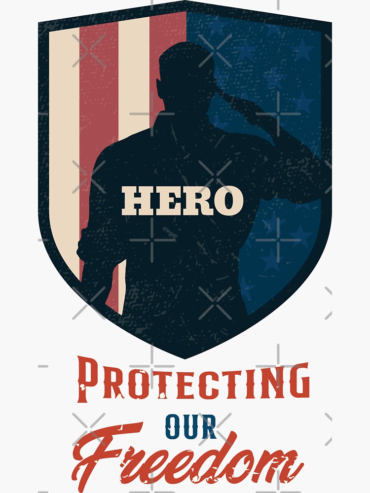 "Protecting our Freedom" Sticker for Sale by Vibbin4Life33 | Redbubble