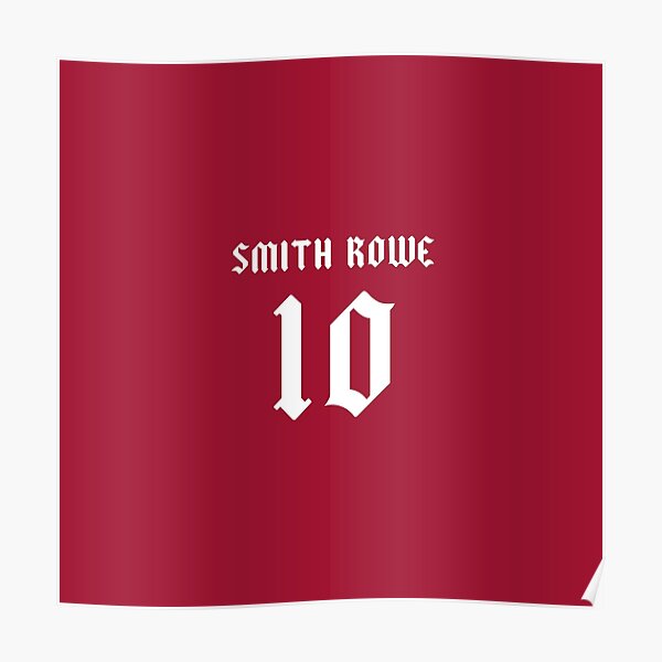 "Smith Rowe Arsenal Home 2021/22" Poster for Sale by Zgjimi17 | Redbubble