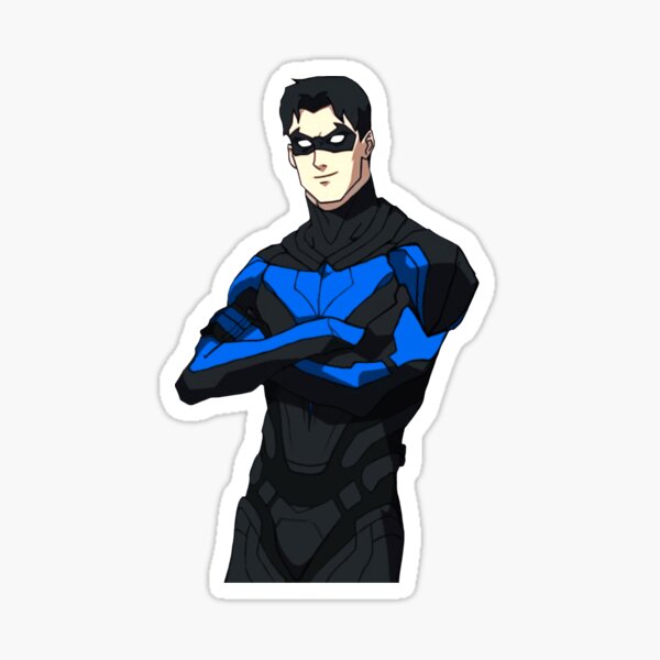 "Nightwing - Titans/Young Justice" Sticker for Sale by JacobByington25 ...