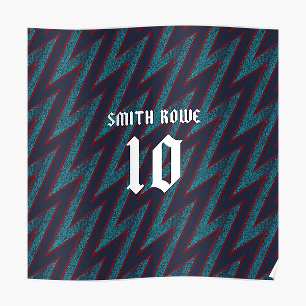 "Smith Rowe Arsenal Away 2022" Poster for Sale by Zgjimi17 | Redbubble