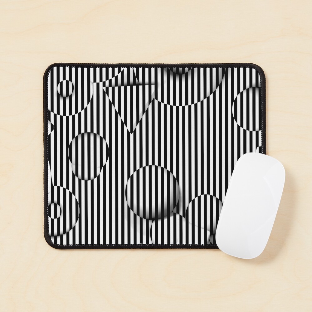 "Op Art Optical Illusion Moire Random Hidden Shapes" Poster for Sale by ...