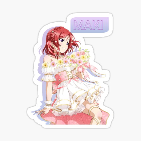 "Flower Festival Maki" Sticker for Sale by Peach-Light | Redbubble
