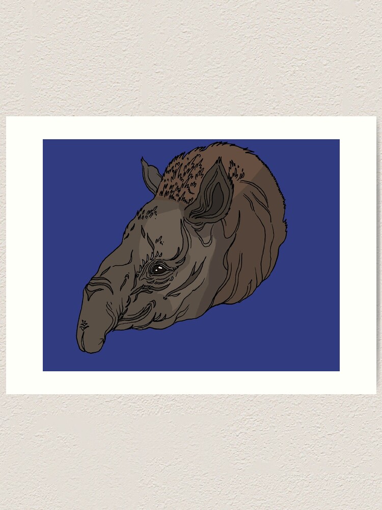 "National Animal of Belize: Tapir" Art Print for Sale by ...