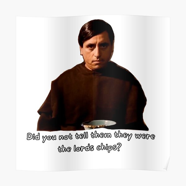 "The Lord’s Chips" Poster for Sale by Grealin | Redbubble
