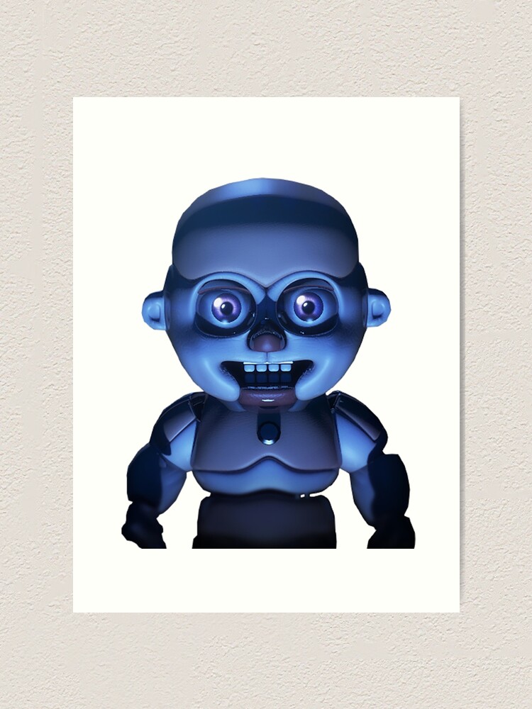 "BidyBab - FNAF sister location" Art Print by TristezzaShirts | Redbubble