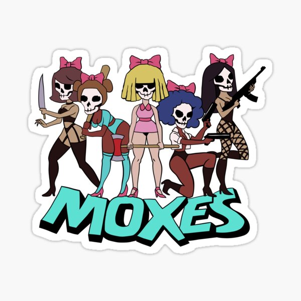 "The Moxes Graffiti (Cyberpunk Gang)" Sticker for Sale by Joshessel ...