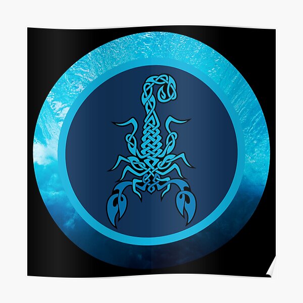 "MerchHaus - Scorpio/Scorpion Water Sign Of The Zodiac" Poster for Sale ...