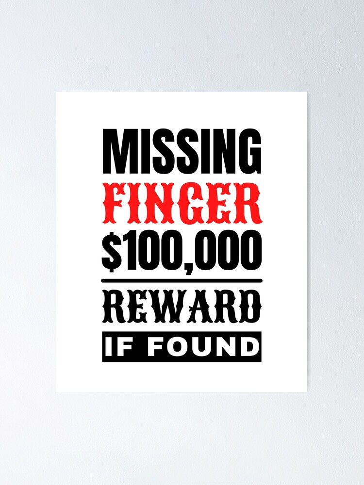 "Missing Finger, Amputation, Finger Amputee, Humor Amputee, Amputee ...