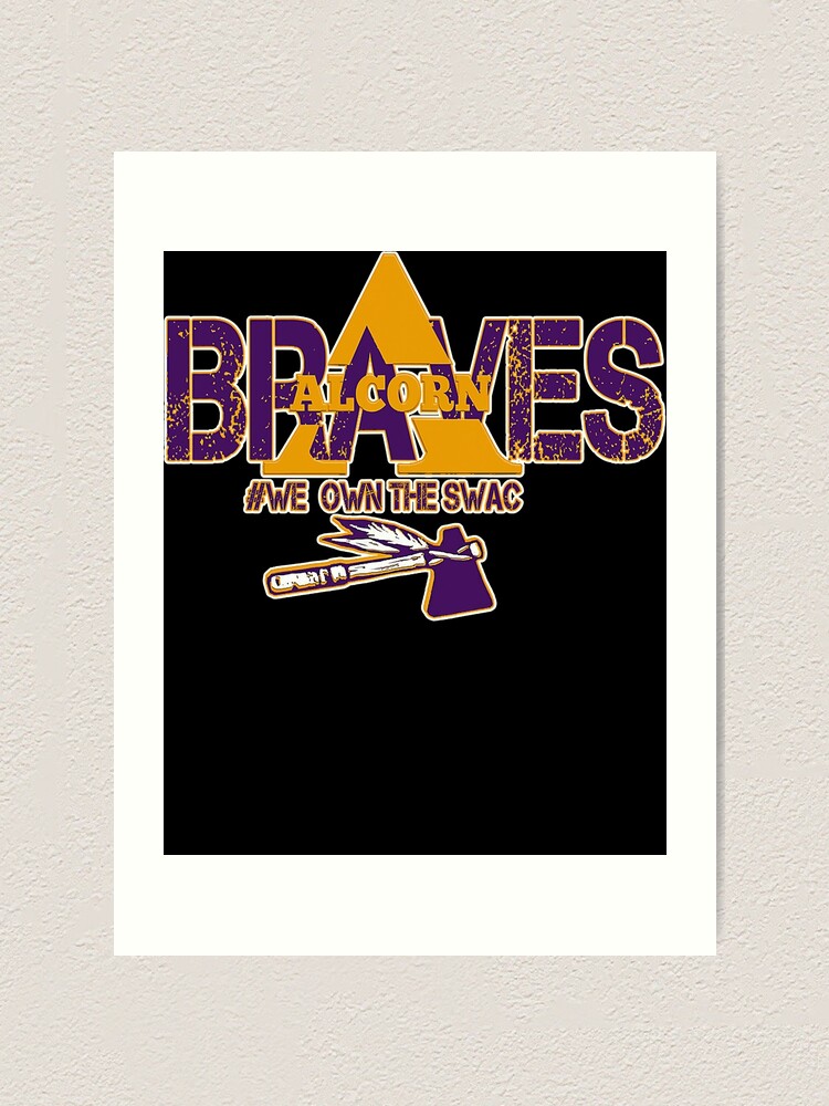"ASU braves Alcorn, MS SWAC college " Art Print by orcasS | Redbubble
