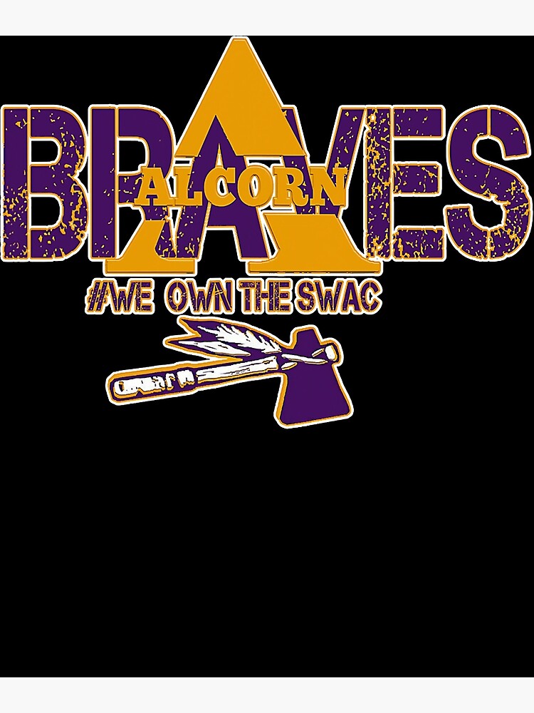 "ASU braves Alcorn, MS SWAC college " Art Print by orcasS | Redbubble