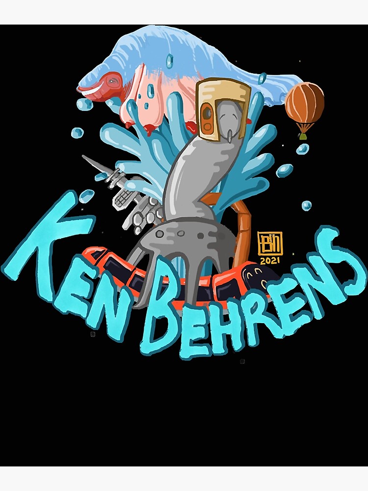 "Ken Sticker" Poster for Sale by RandolphDejesus | Redbubble