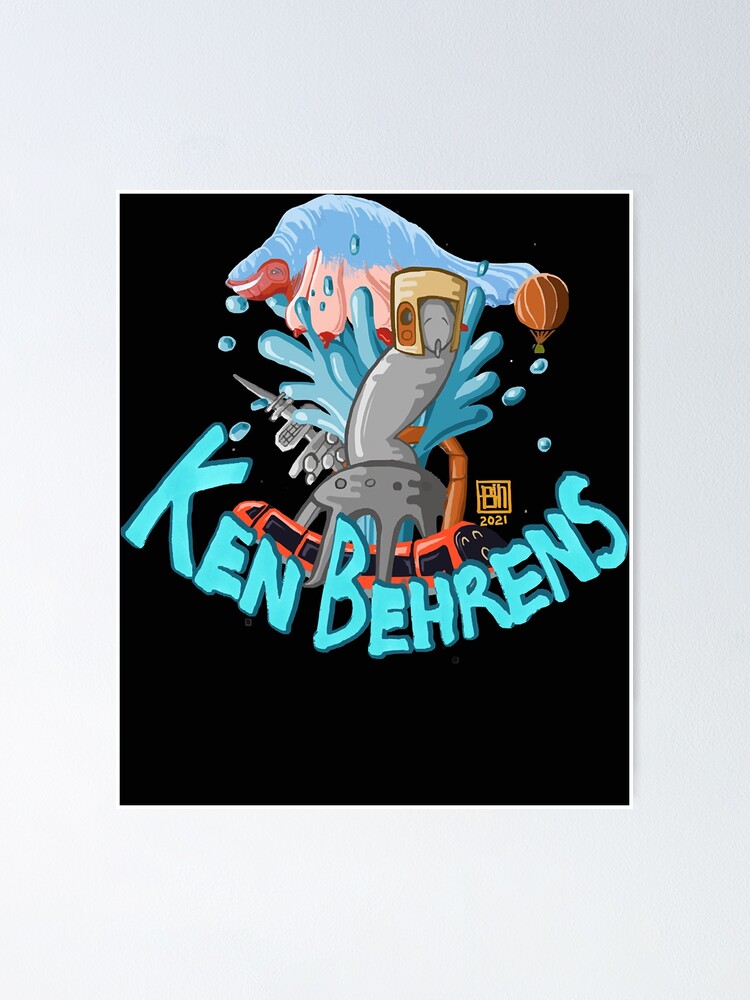 "Ken Sticker" Poster for Sale by RandolphDejesus | Redbubble