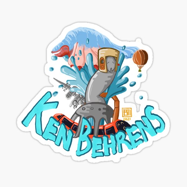 "Ken Sticker" Sticker for Sale by RandolphDejesus | Redbubble
