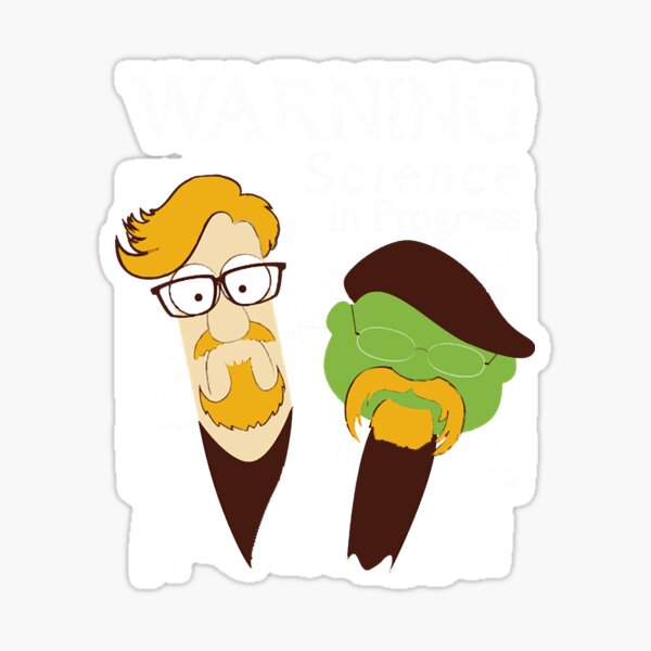 "Science in Progress " Sticker for Sale by AngusDegotardi | Redbubble