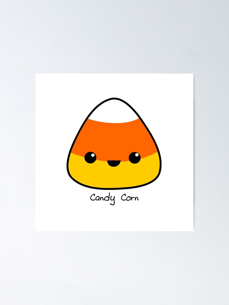 "Kawaii Candy Corn v1" Poster for Sale by justhappiling | Redbubble