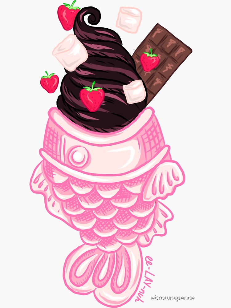"My Hero Taiyaki- Uravity " Sticker by ebrownspence | Redbubble