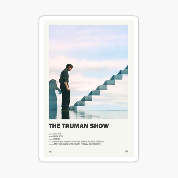 "The Truman Show Alternate Movie Poster" Sticker for Sale by ...