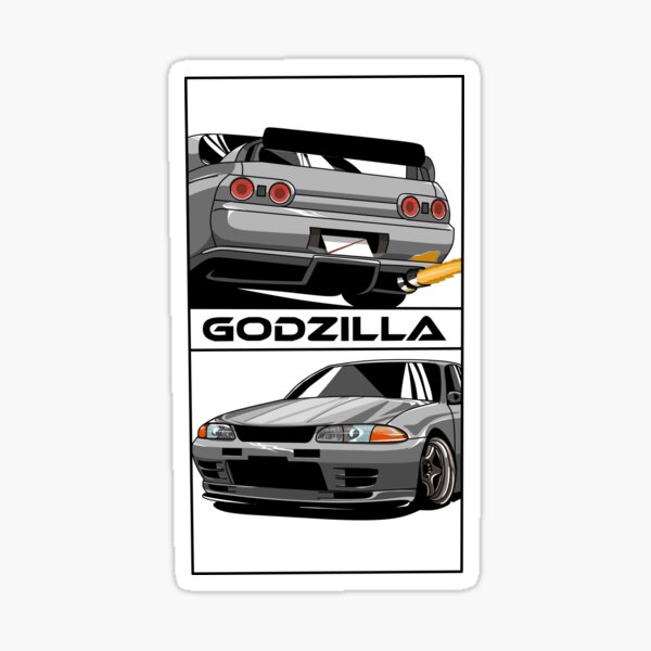 "Nissan R32 Grey" Sticker for Sale by JDM-ART69 | Redbubble