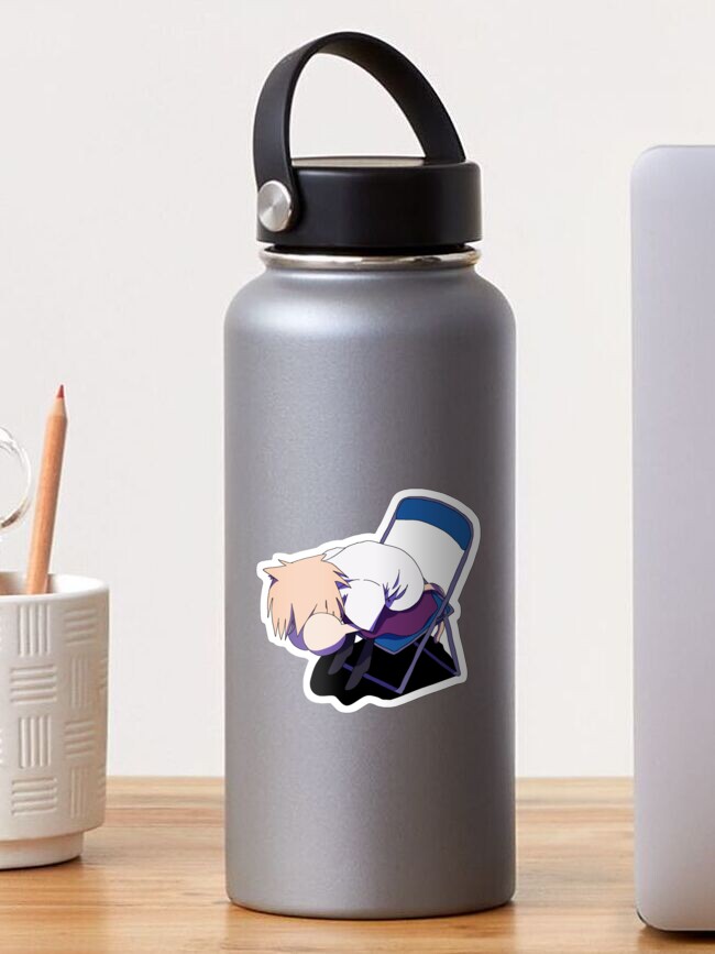 "Shinji Chair Nya" Sticker for Sale by Cowwhurt | Redbubble