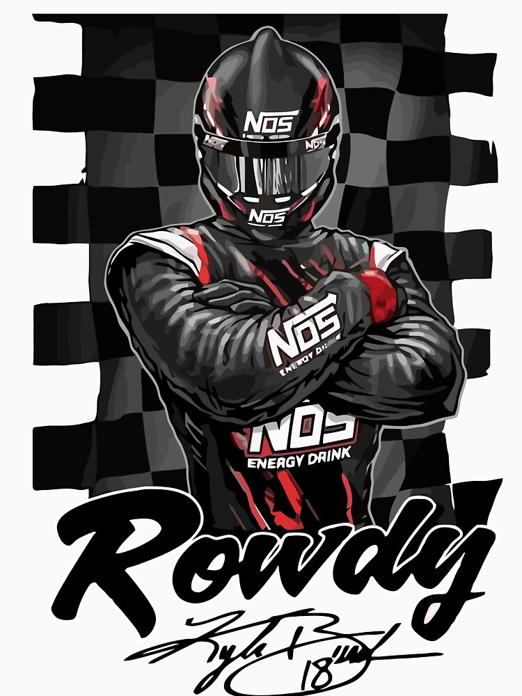 "Rowdy Busch 18" T-shirt for Sale by jasonebergstrn | Redbubble ...