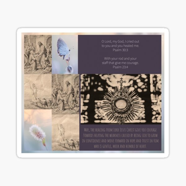 "Divine Healer and Encourager" Sticker for Sale by ReignSongbird ...