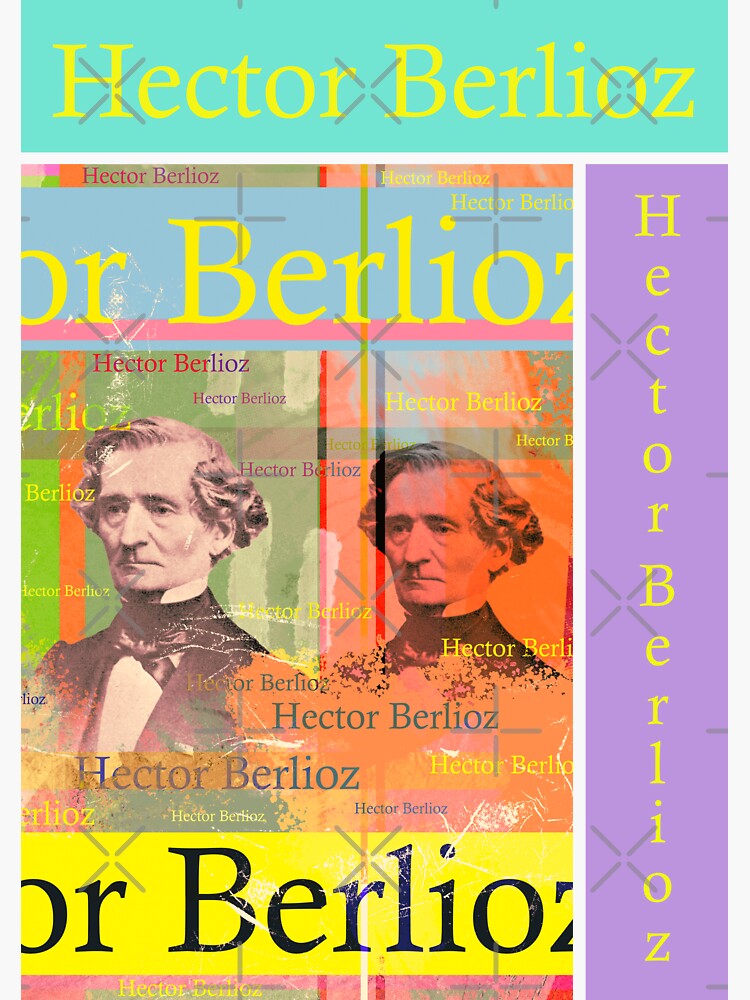 "elegant Hector Berlioz portrait, classical music composer, aesthetic ...