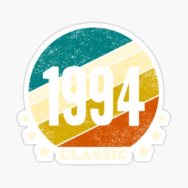 "Classic Vintage 1994" Sticker for Sale by alviansyah02 | Redbubble