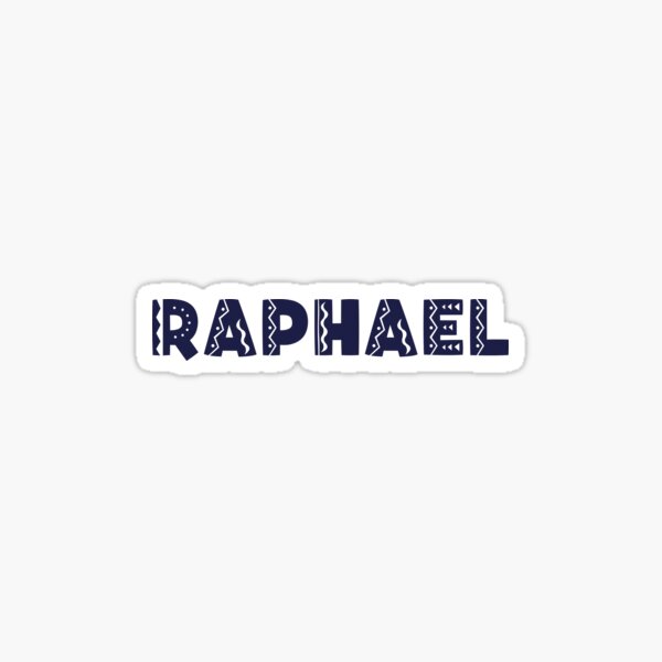 "RAPHAEL" Sticker for Sale by swiftjace | Redbubble