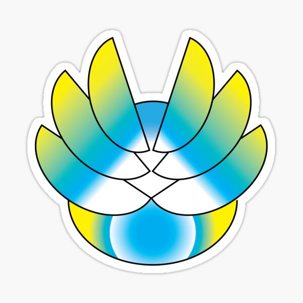 "crown logo" Sticker by Nabbler | Redbubble