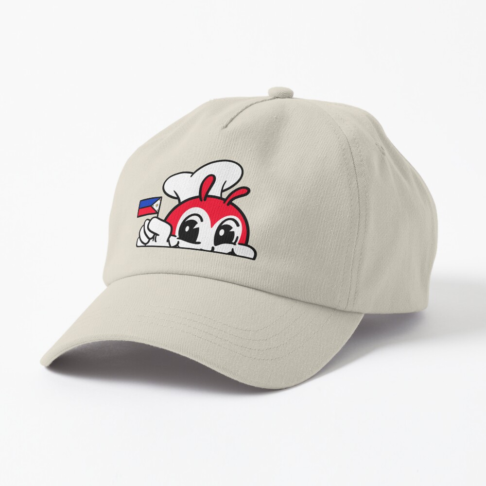 "JOLLIBEE PEEKING PHILIPPPINE FLAG FILIPINO CAP" Sticker for Sale by ...