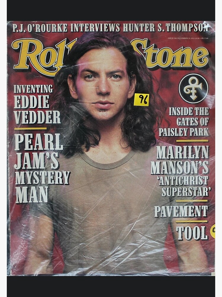 "Rolling Stone November 28, 1996" Poster for Sale by SawyeByrne | Redbubble