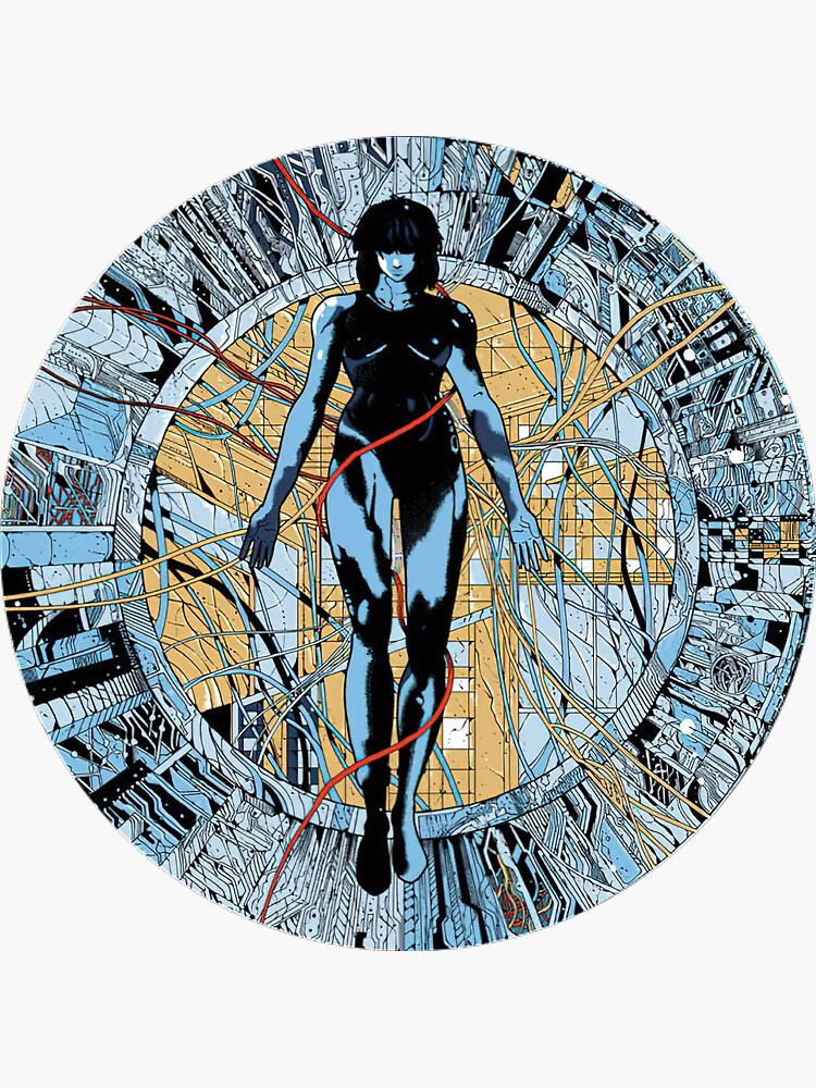 "Ghost in the Shell" Sticker for Sale by ghosttt128 | Redbubble