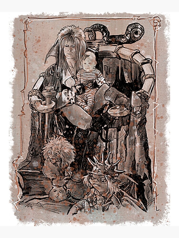"Labyrinth Jareth and Toby " Art Print by Misaki831 | Redbubble