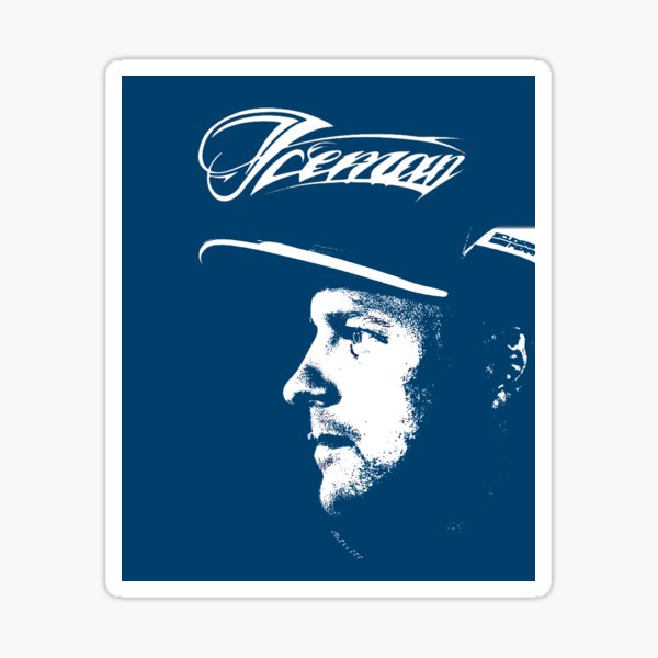"Iceman" Sticker for Sale by F1Exclusive | Redbubble
