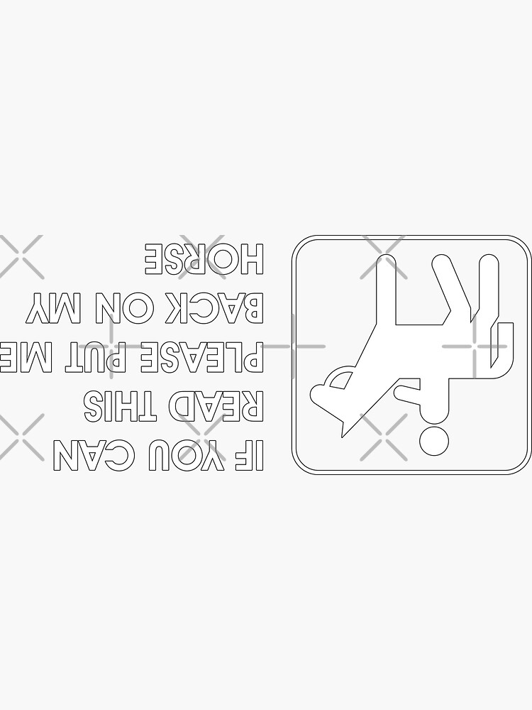 "Right Side Up" Sticker for Sale by neigh-bours | Redbubble