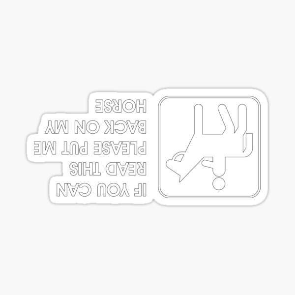 "Right Side Up" Sticker for Sale by neigh-bours | Redbubble