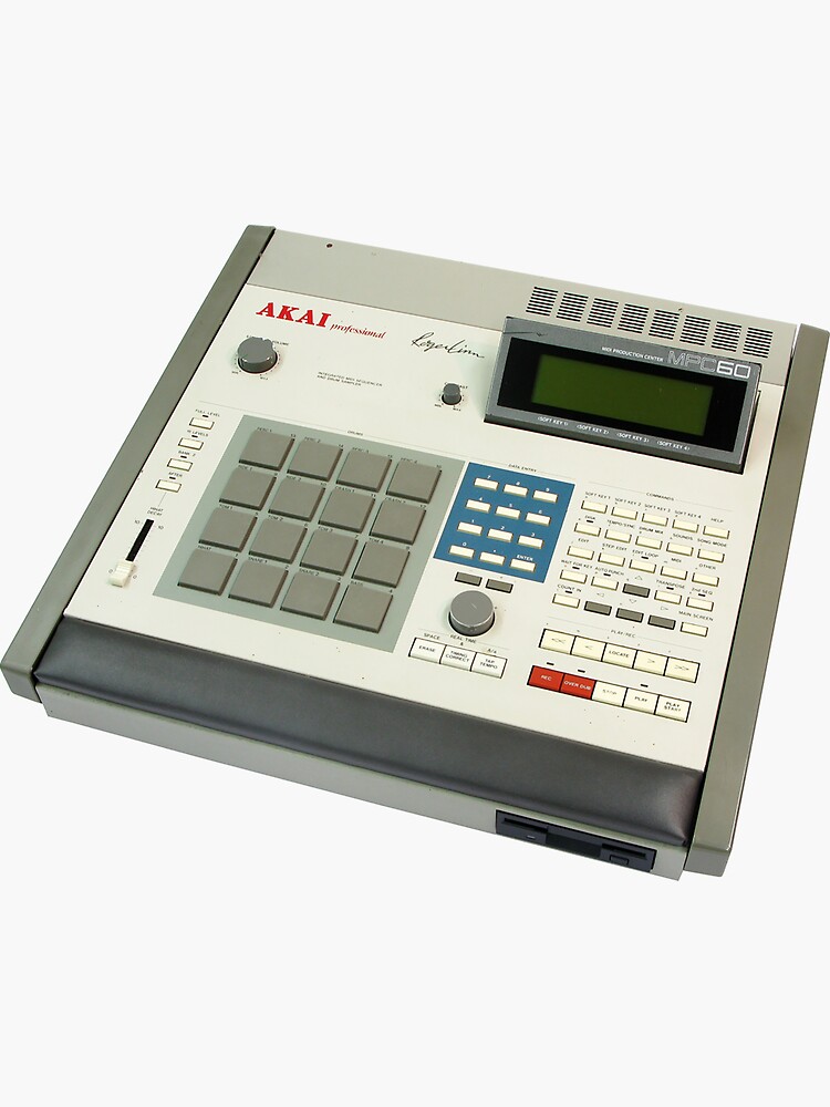 "AKAI MPC 60 Shirt" Sticker for Sale by maxgold123 | Redbubble