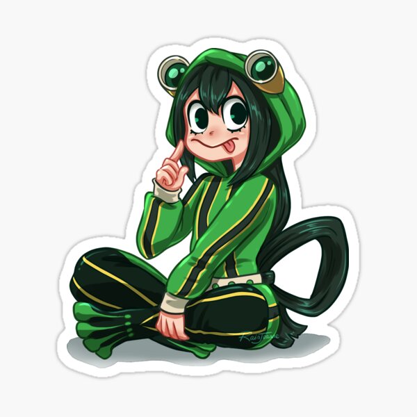 "Tsuyu Asui - My Hero Academia" Sticker for Sale by Tabitha-Style ...