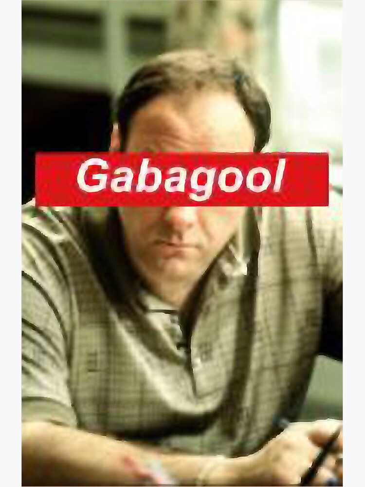 "Tony Soprano - Gabagool - It's What's For Dinner" Sticker by ...