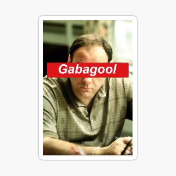 "Tony Soprano - Gabagool - It's What's For Dinner" Sticker by ...
