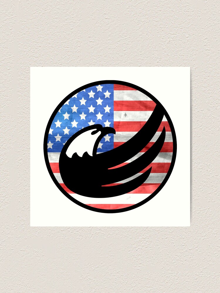 "Libertarian American Flag Party Freedom Liberty" Art Print by psmgop ...