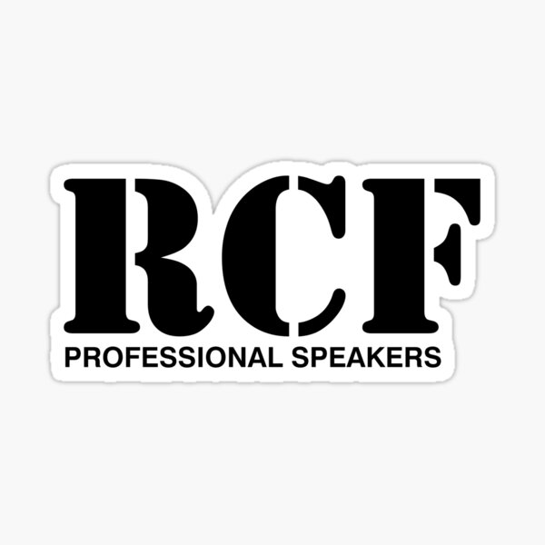 "RCF (black)" Sticker by shviala | Redbubble