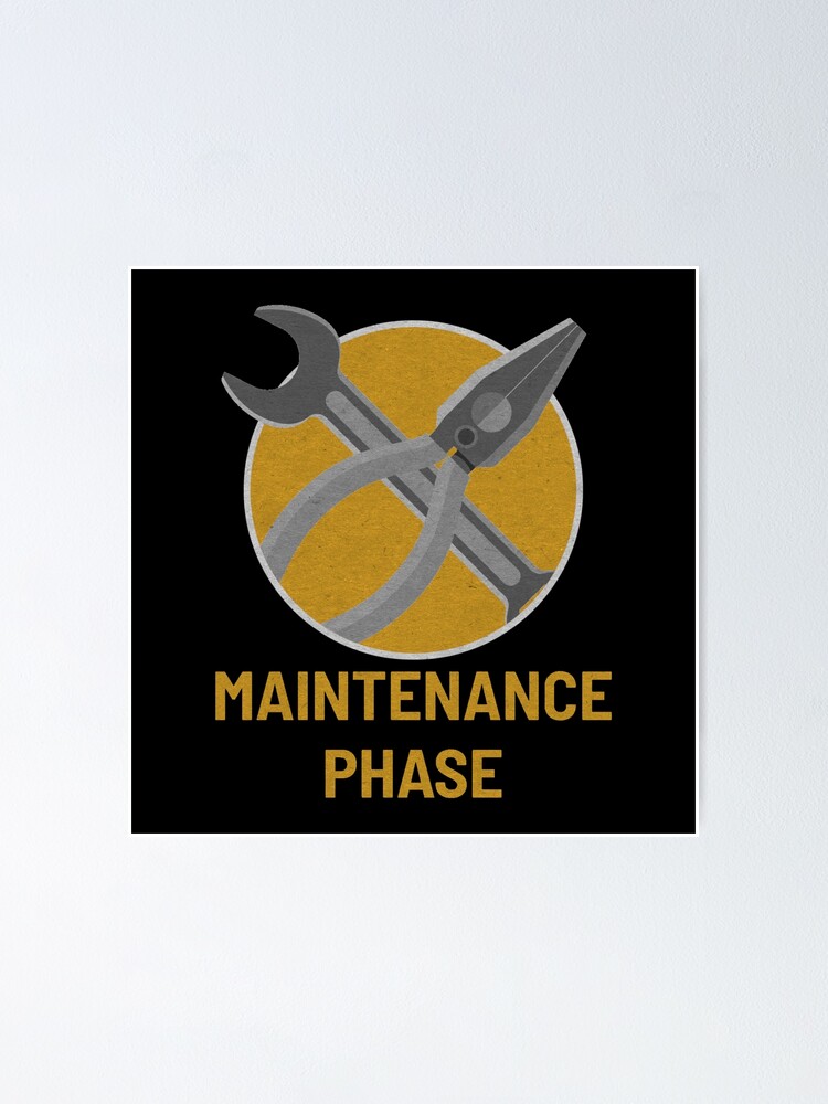 "Maintenance Phase" Poster for Sale by dennystee | Redbubble