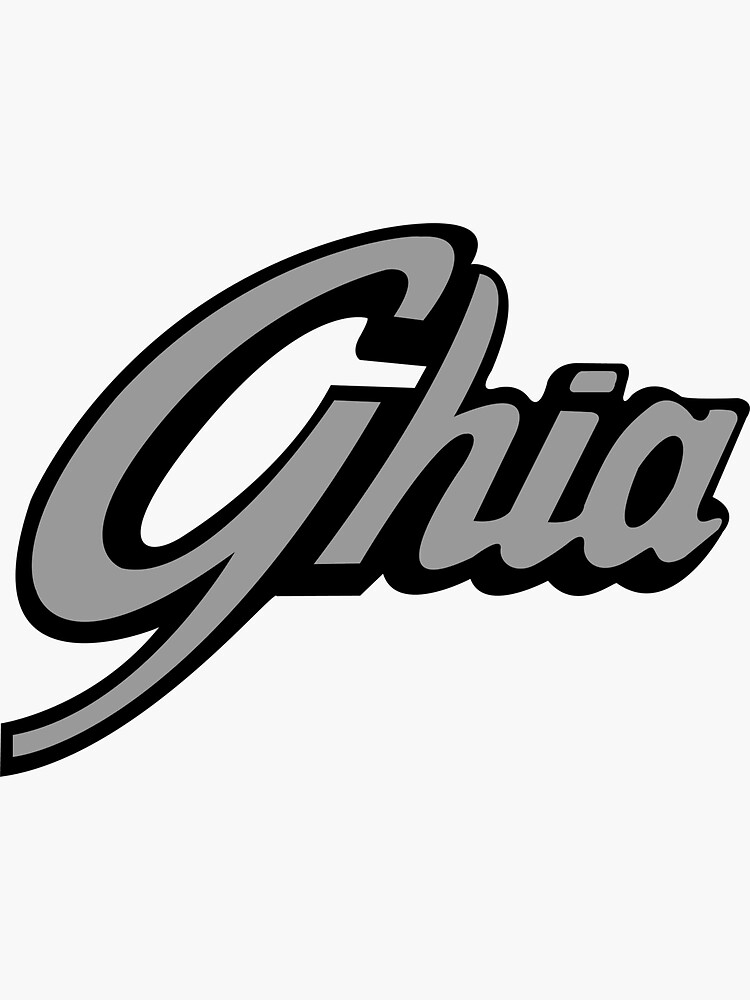 "Ghia Badge" Sticker by salad351 | Redbubble