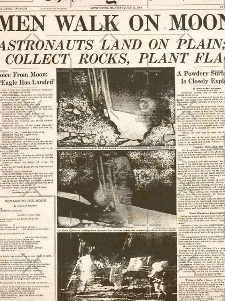 Apollo 11 Newspaper Article
