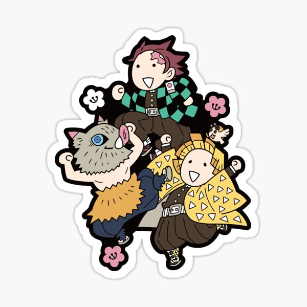 "Anime Characters Pack - Demon Slayer" Sticker for Sale by Charlotte ...