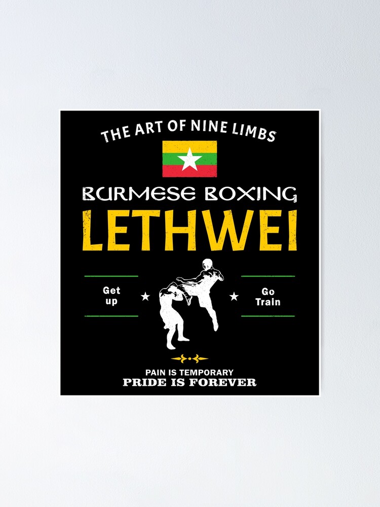 "Lethwei fighters" Poster by NicGrayGraphic | Redbubble