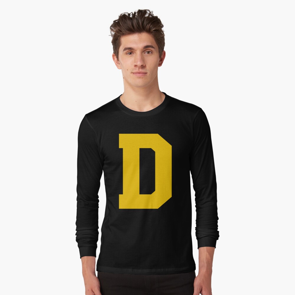 "Alphabet, Yellow D, Sports letter D" Sticker for Sale by TheCultStuff ...